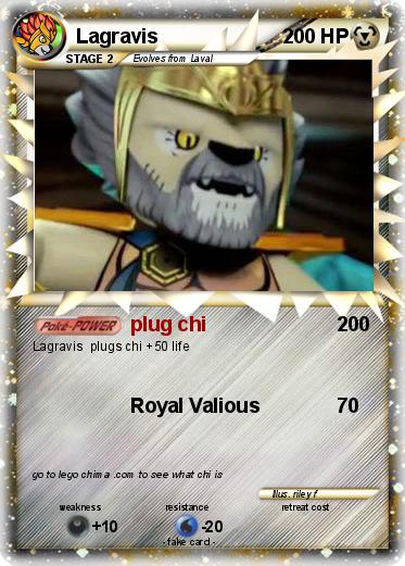 Lego Chima Lagravis Card