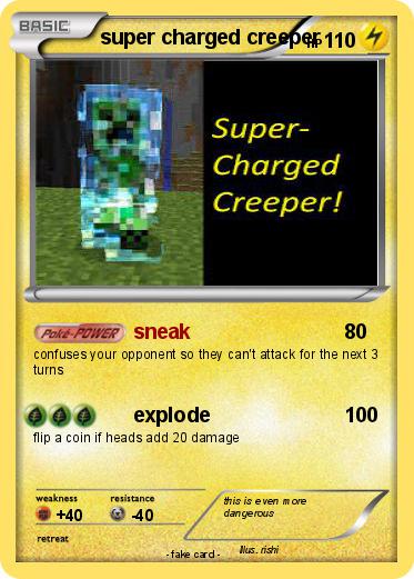 Super Charged Creeper Damage