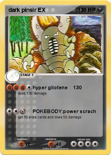 Mega Pinsir Card