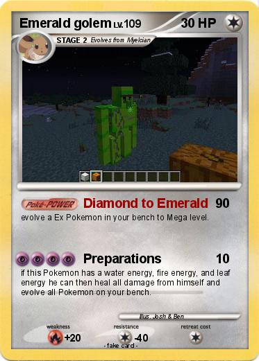 Minecraft Emerald Golem