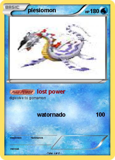 Plesiomon Card