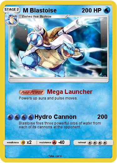 Blastoise Hydro Cannon
