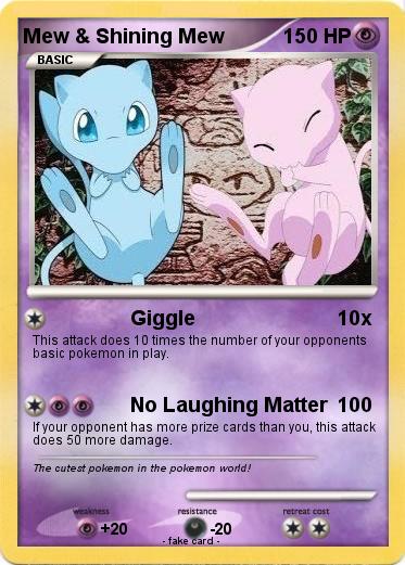 Mew Pokemon Laughing