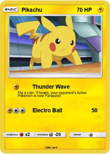 Pikachu Thunder Wave