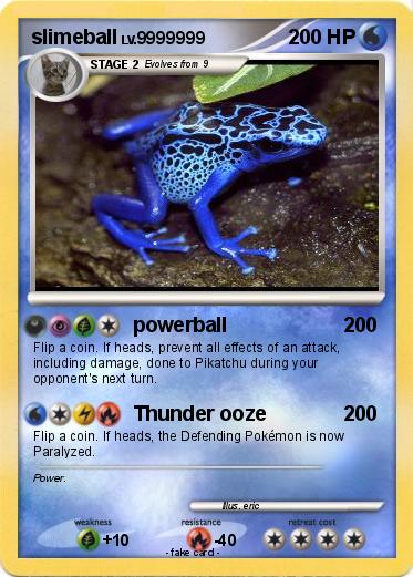 Pokémon slimeball 2 2 - powerball - My Pokemon Card