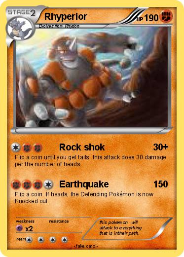 Rhyperior Evolution Chart