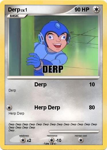 Derp Pokemon Cards
