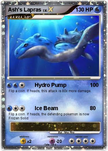 Lapras Evolution Card