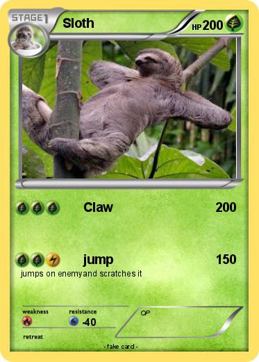 Pokémon Sloth 129 129 - Claw - My Pokemon Card