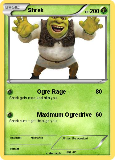 Pokémon Shrek 239 239 - Ogre Rage - My Pokemon Card