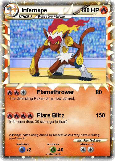 Infernape Flamethrower