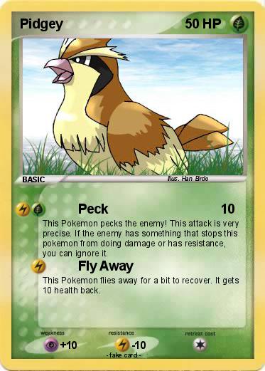 Pidgey Fly