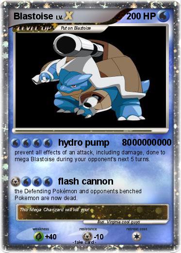 Blastoise Hydro Pump Level