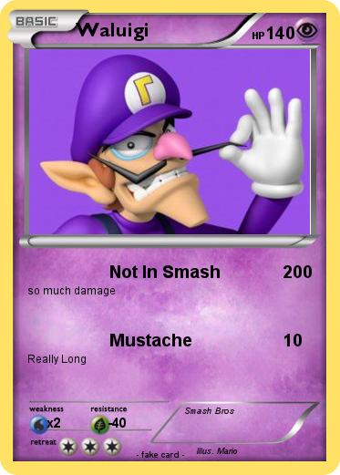 Waluigi Without Mustache