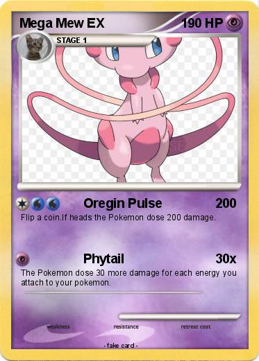 Mega Mew Card