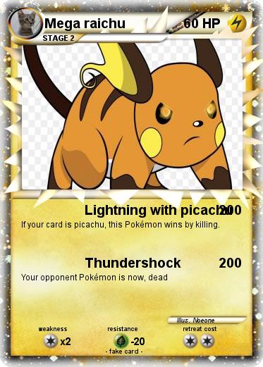 Raichu Mega Evolution