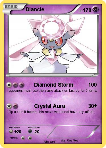 Diancie Code Card