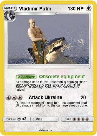 Vladimir Putin Riding A Shark