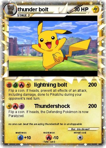 Pikachu Thunder Attack