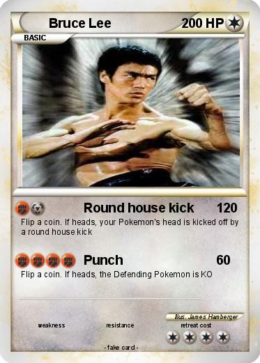 Bruce Lee Pokemon Card