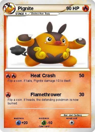 Pignite Card Pignite Black White 17/114 Values MAVIN