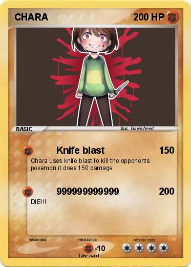 Pokémon CHARA 184 184 - Knife blast - My Pokemon Card