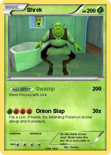 Pokémon Shrek 662 662 - Swamp - My Pokemon Card
