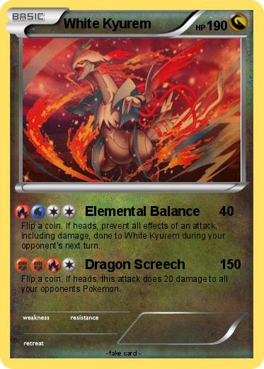 White Kyurem Ex Card Value