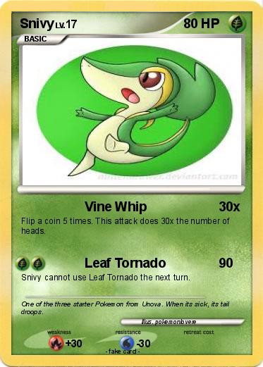 Snivy Card