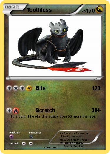 Pokémon Toothless 559 559 - Bite - My Pokemon Card