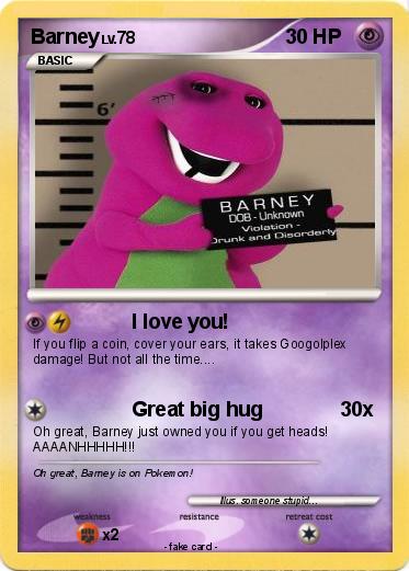 Barney Pokemon Card Meme - Infoupdate.org