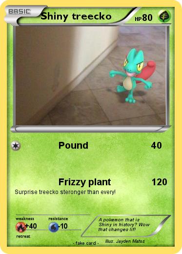 Shiny Treecko Pokemon
