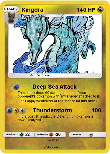 Pokemon Kingdra Evolution Chart