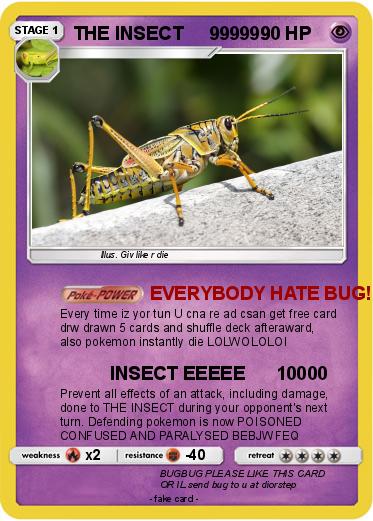 Bug Type Pokemon Cards