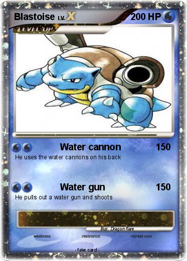 Blastoise Water Gun