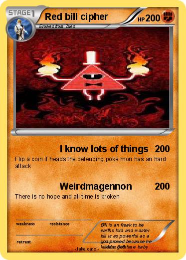 Red Bill Cipher Colors Live Bill Cipher (Evil Artstyle) By