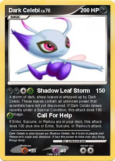 Dark Celebi Card