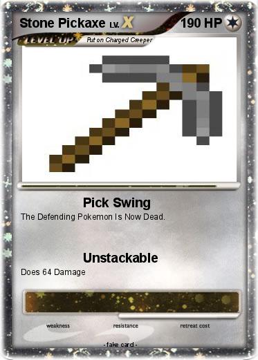 Minecraft Stone Pickaxe