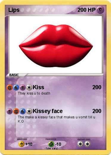 Pokémon Lips 11 11 - Kiss - My Pokemon Card