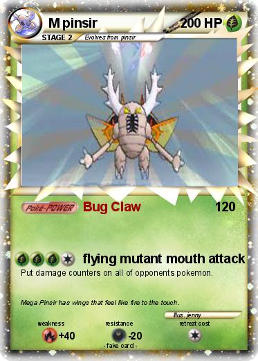 Mega Pinsir Card