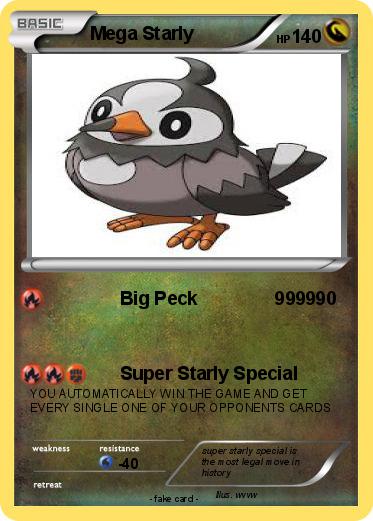 Starly Pokemon Card