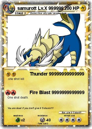 Samurott Card Ex