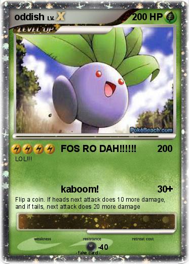 Oddish Card