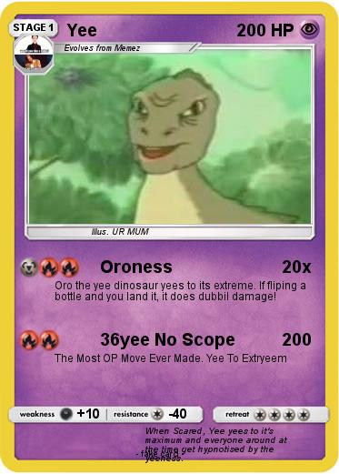 Oro Yee Meme DINOSAURI Yee(oro) V1.0 Showcase | Civitai