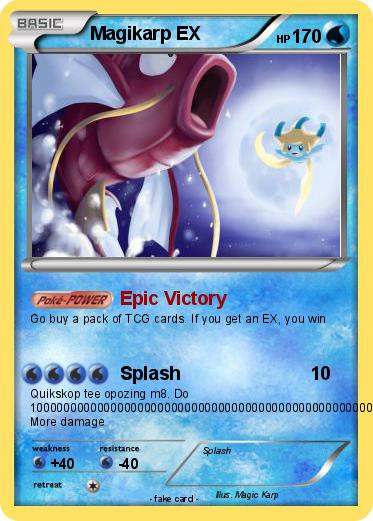 Magikarp Ex Card
