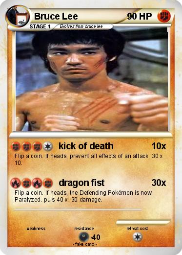 Bruce Lee Pokemon Card