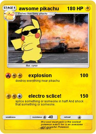 Nathan Explosion Pikachu