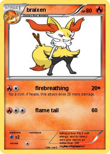 Braixen Evolution Chart