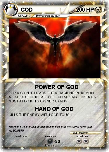 God Pokemon Card
