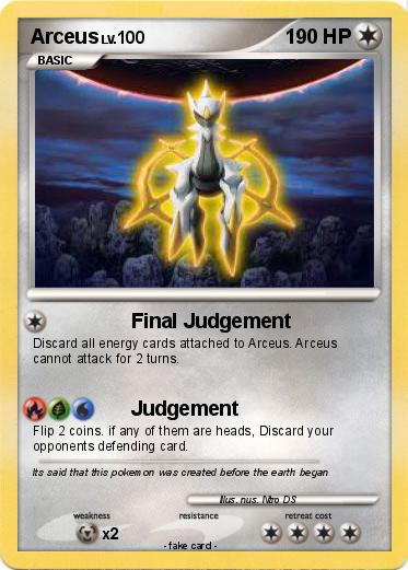 Arceus Judgment